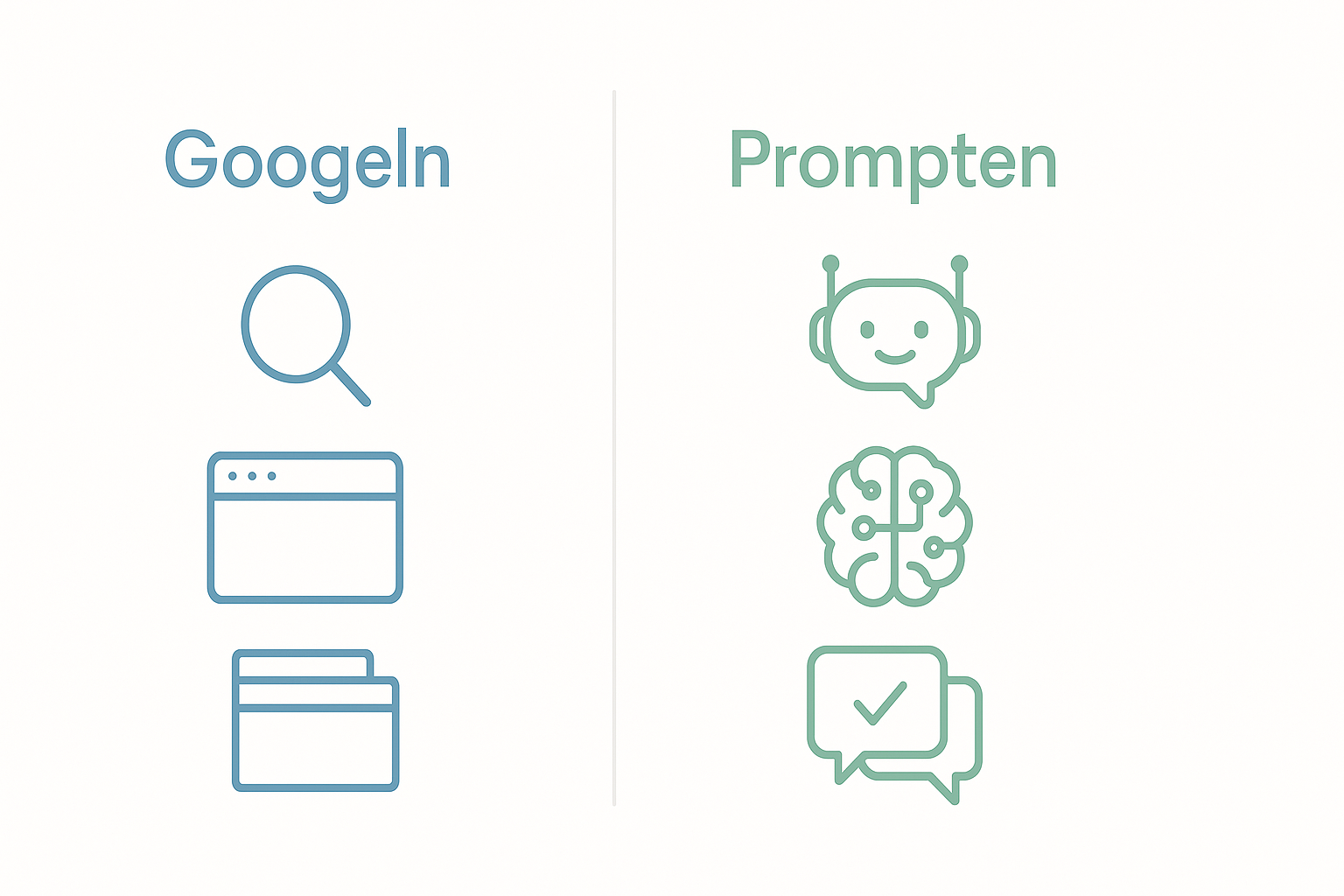 Googeln Sie noch oder prompten Sie schon?